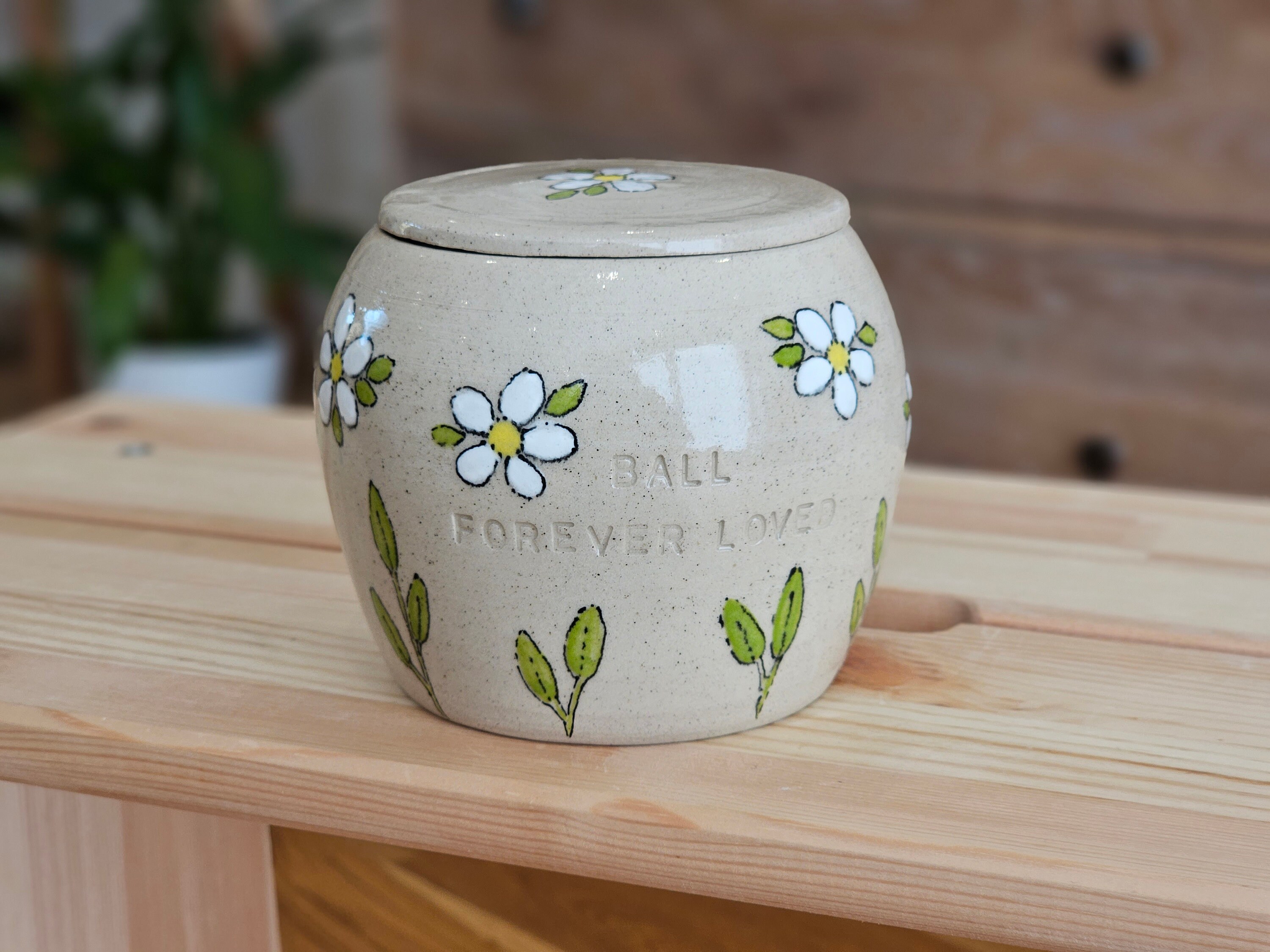 Handmade Pottery Pet Urn Ceramic Pet Urn Urn for Pet Ashes Personalized ...