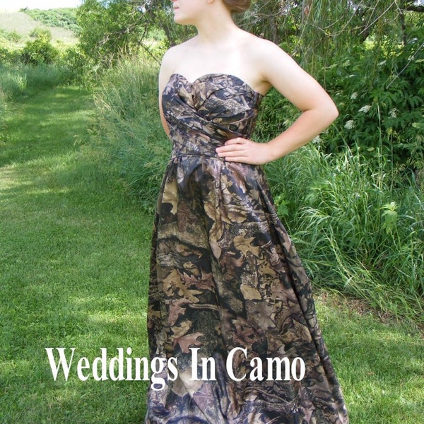 Camo Prom Dress - Etsy