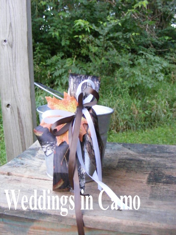Barn Wedding Pail+camo or Country Wedding+flower Basket - Etsy