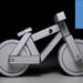 BLUE Paperbikes V1 - Papercraft Bike Paper Model Kit - Mountain Bicycle ...