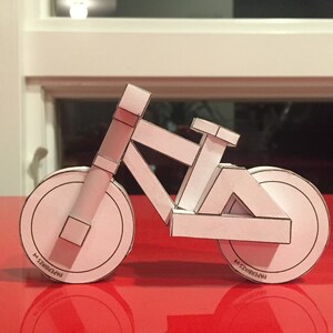 Paperbikes V4 - Downhill / Freeride Bicycle Paper Model - Etsy