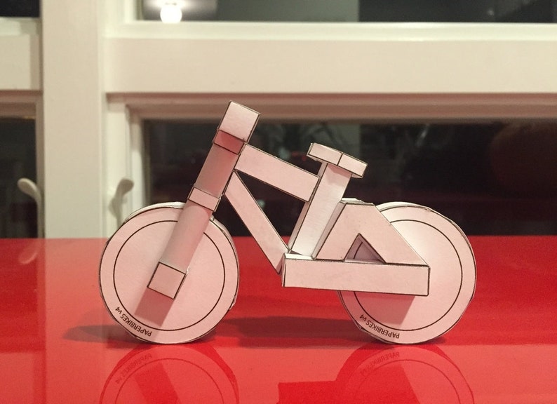 Paperbikes V4 - Downhill / Freeride Bicycle Paper Model - Etsy