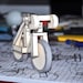 3d Papercraft BLUE Paperbikes V2 Fixed Gear Paper Bike - Etsy