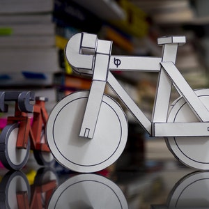 Bicycle Papercraft - Paperbikes V2 - PRINTED Fixed Gear Bike - Etsy
