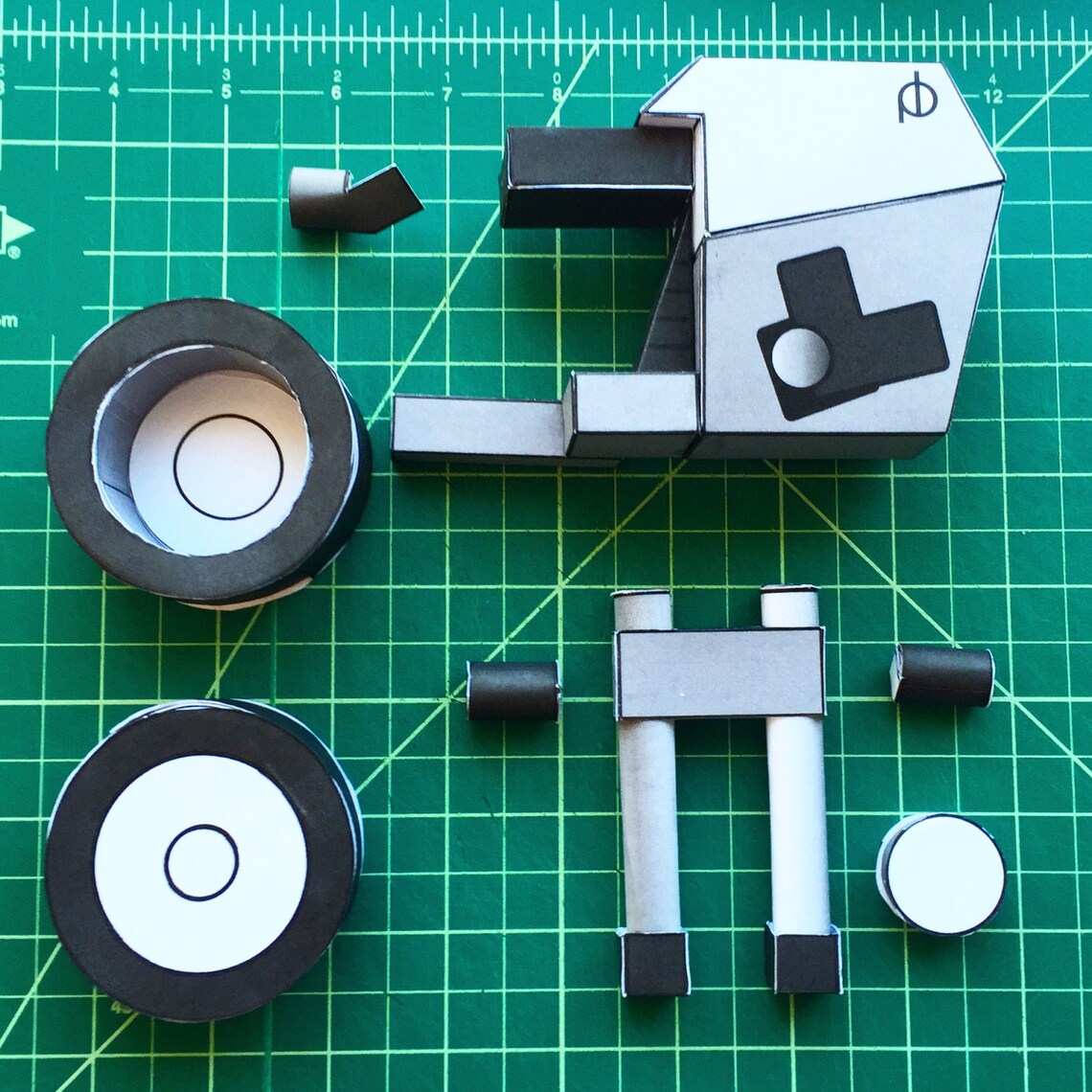 Paperbike M3 PDF Papercraft Model Kit | Etsy