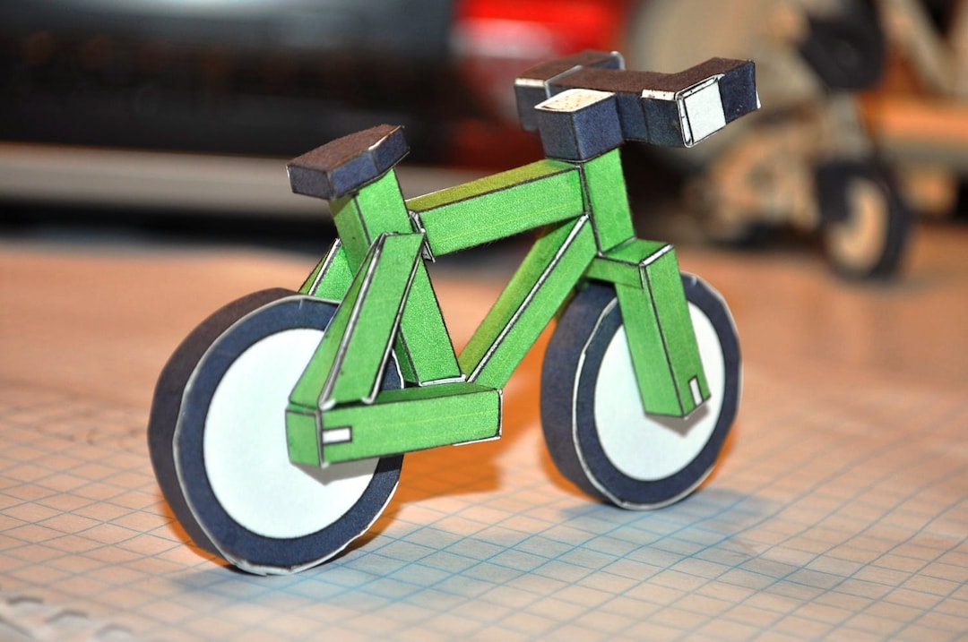 Paperbikes V1.1 - XC MTB Mountain Paper Bike - Papercraft Bicycle Model ...