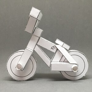 Paperbikes V3 - BMX Street Bike - Papercraft Bicycle Model Kit - Etsy