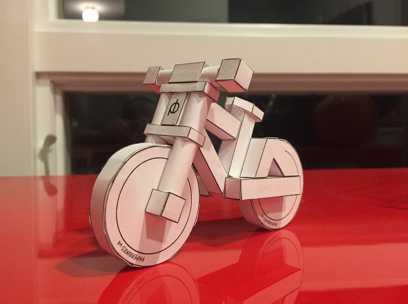 Paperbikes V4 - Downhill / Freeride Bicycle Paper Model - Etsy