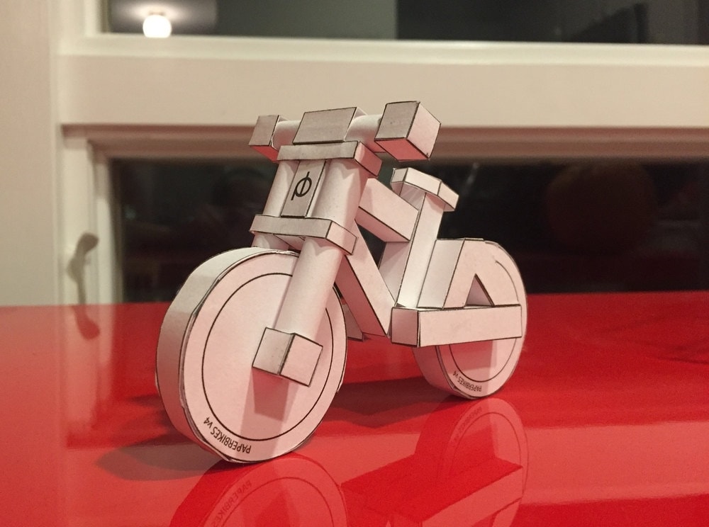 Paperbikes V4 - Downhill / Freeride Bicycle Paper Model - Etsy