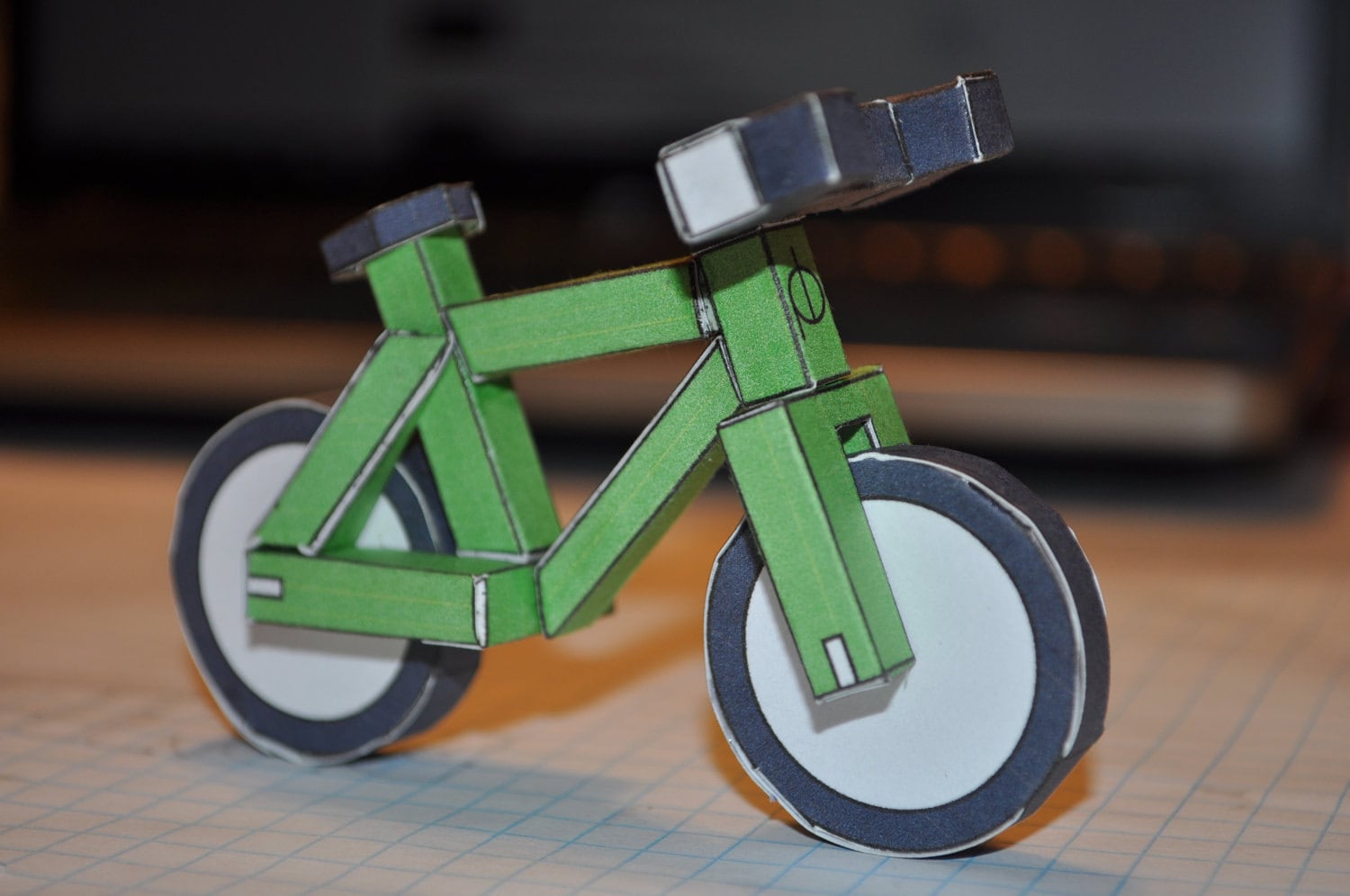 Paperbikes V1.1 - XC MTB Mountain Paper Bike - Papercraft Bicycle Model ...