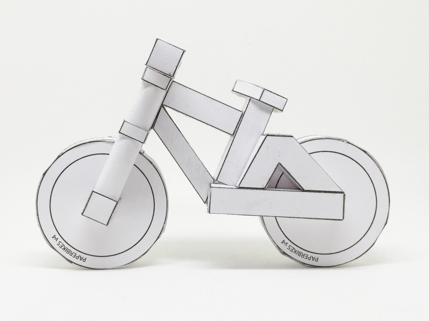 3d Papercraft - Paperbikes V4 - Downhill and Freeride Papercraft Model ...
