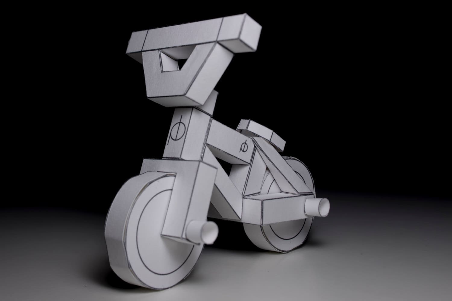 Paperbikes V3 - BMX Street Bike - Papercraft Bicycle Model Kit - Etsy