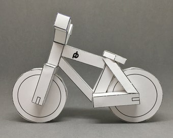Paperbikes V1.1 - XC MTB Mountain Paper Bike - Papercraft Bicycle Model ...