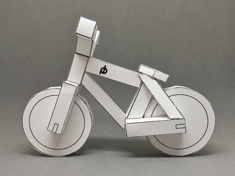 PDF - Paperbikes V1 - Papercraft Bike - Mountain Bicycle MTB - Etsy