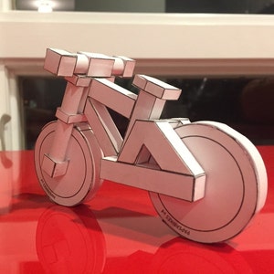 Paperbikes V4 - Downhill / Freeride Bicycle Paper Model - Etsy