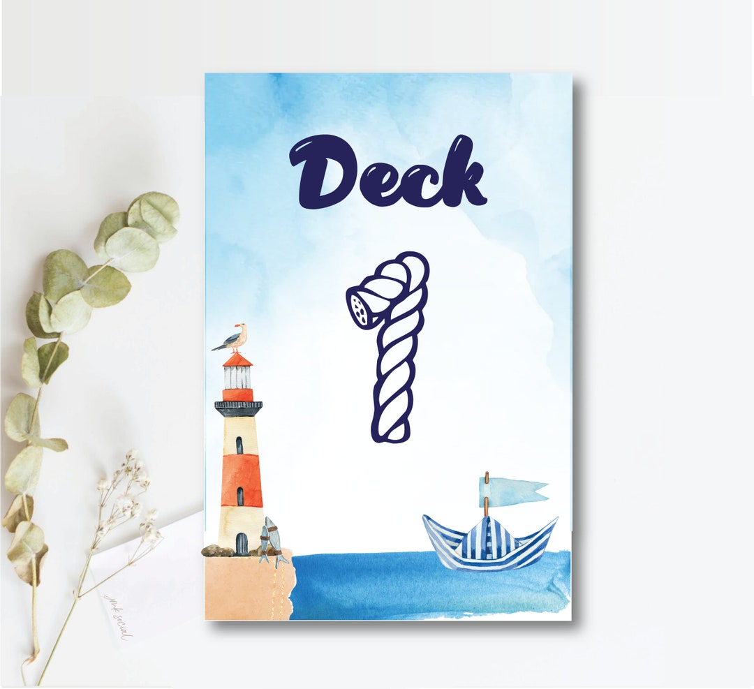 TABLE NUMBERS - Nautical Themed Table Numbers 1-20 - Etsy