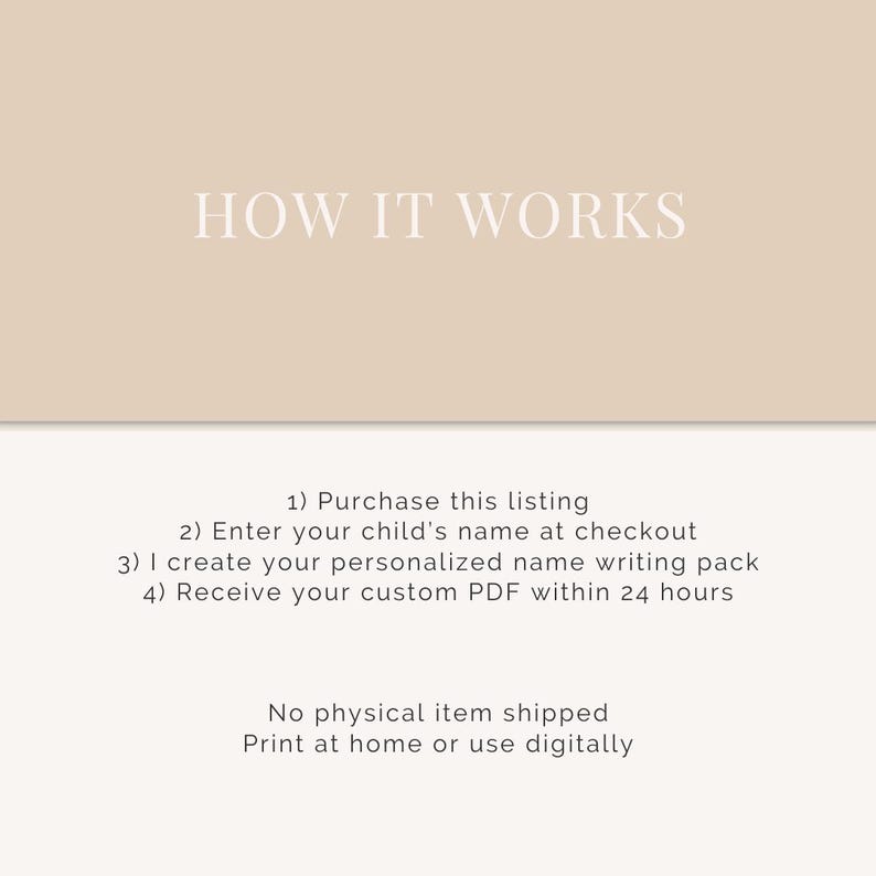 Personalized Name Writing Practice Pack | Custom Name Tracing ...