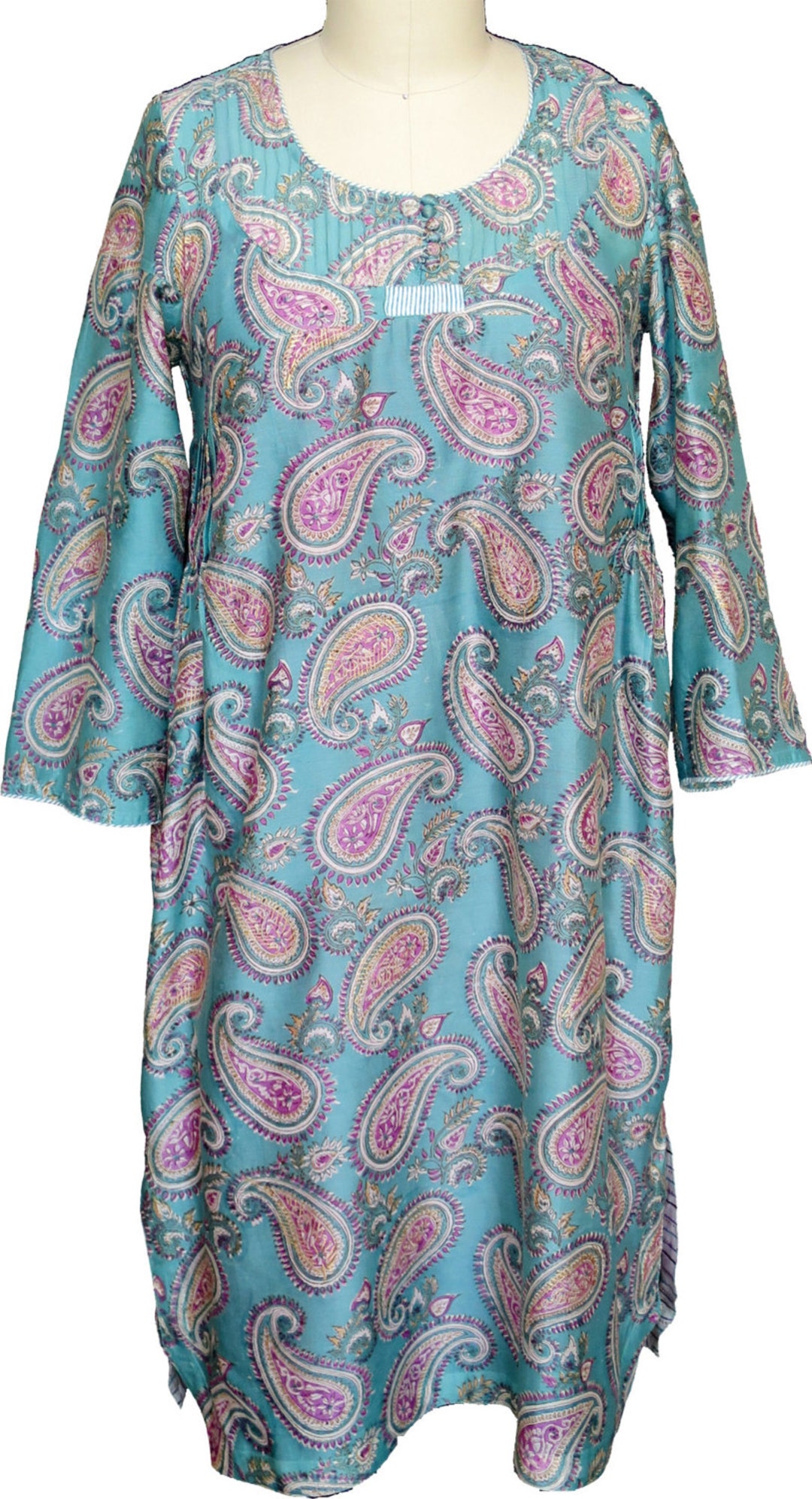 Mini Tunic Dress - Silk - Etsy