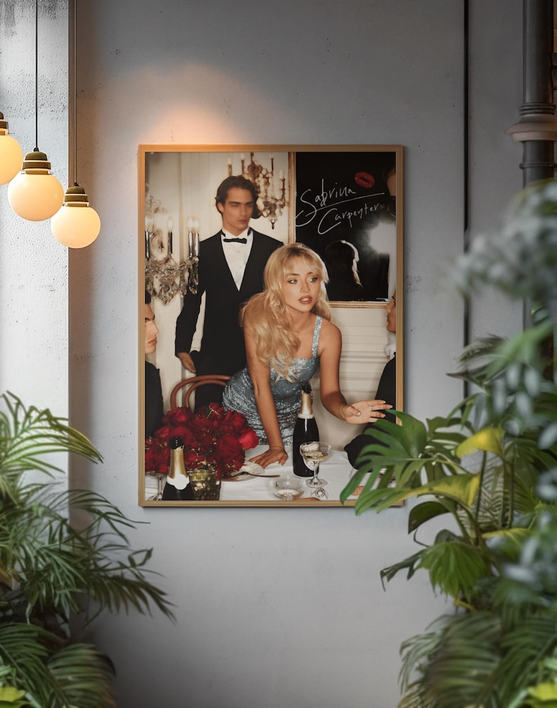 Sabrina Carpenter Poster | Short N Sweet | Vintage Style Music Poster ...