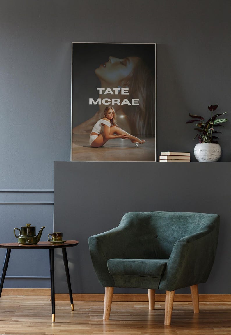 Tate Mcrae Canadian Singer-songwriter Poster | Sports Car | Revolving ...