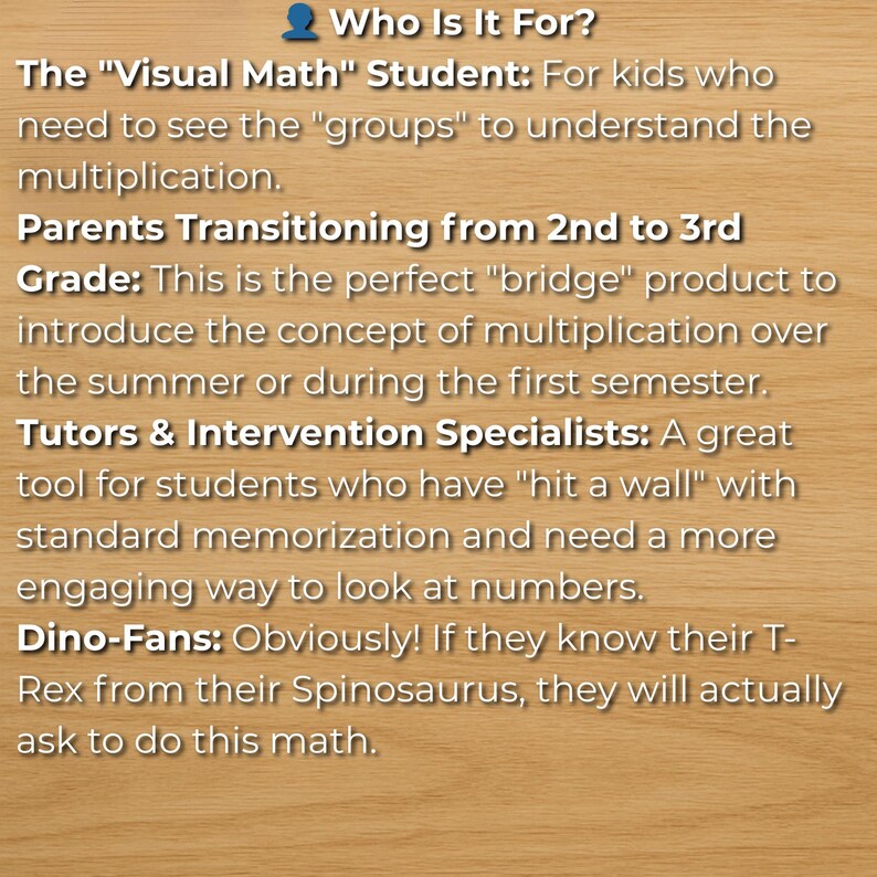 3rd Grade Multiplication Word Problems Printable - Dinosaur Math ...