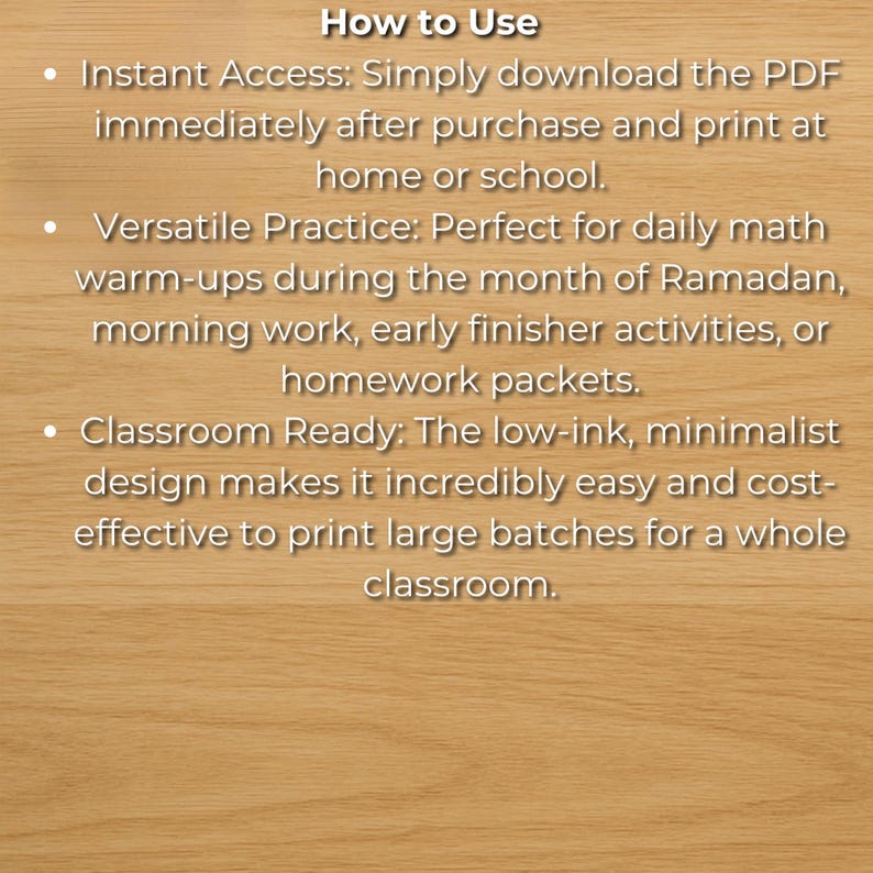 Ramadan Math Word Problems Printable | 3rd & 4th Grade Multiplication ...