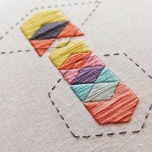 GEOMETRIC ARROW | Pdf Hand Embroidery Pattern - Etsy