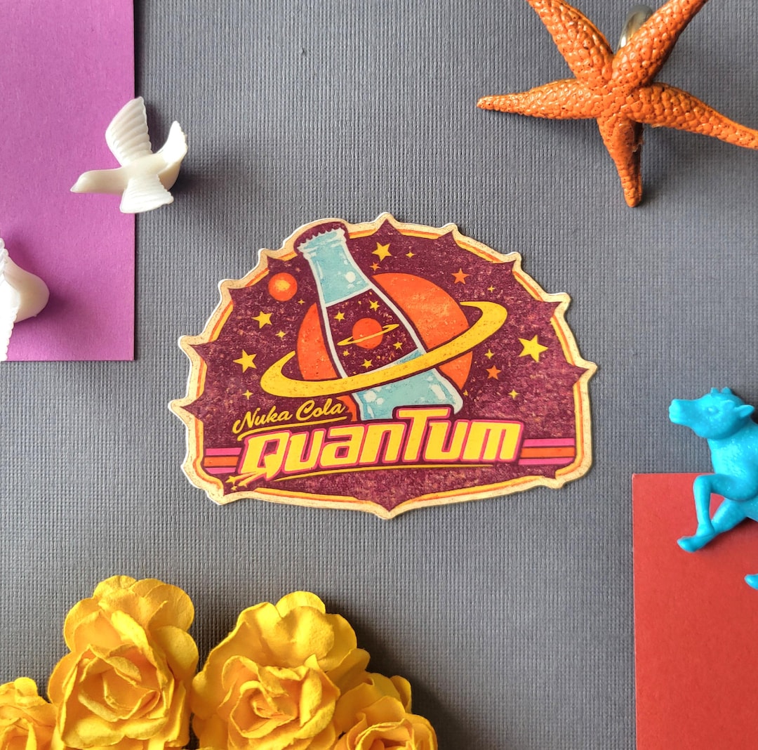 Quantum Label Waterproof Sticker - Fallout Wasteland Decal - Etsy