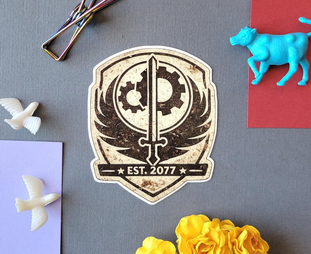 Brotherhood of Steel Logo Sticker - Fallout Wasteland Decal - Etsy