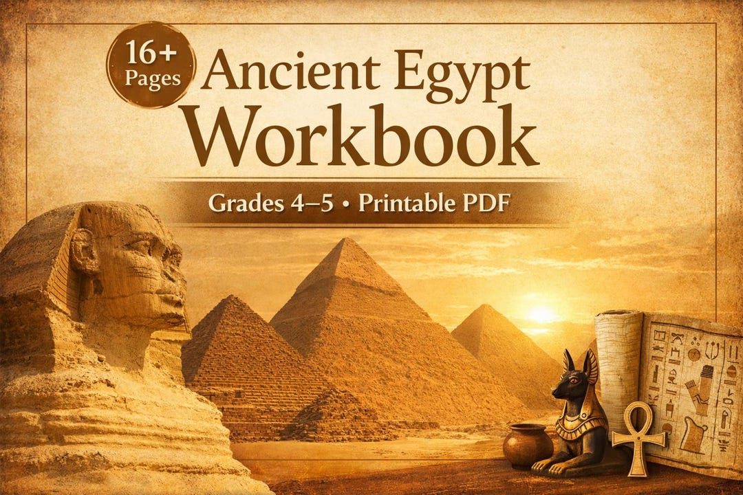 Ancient Egypt Workbook | Classroom and or Homeschool History Activities ...