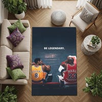 Handmade Kobe Bryant Rug - Black Mamba - Iconic Basketball Decor for ...