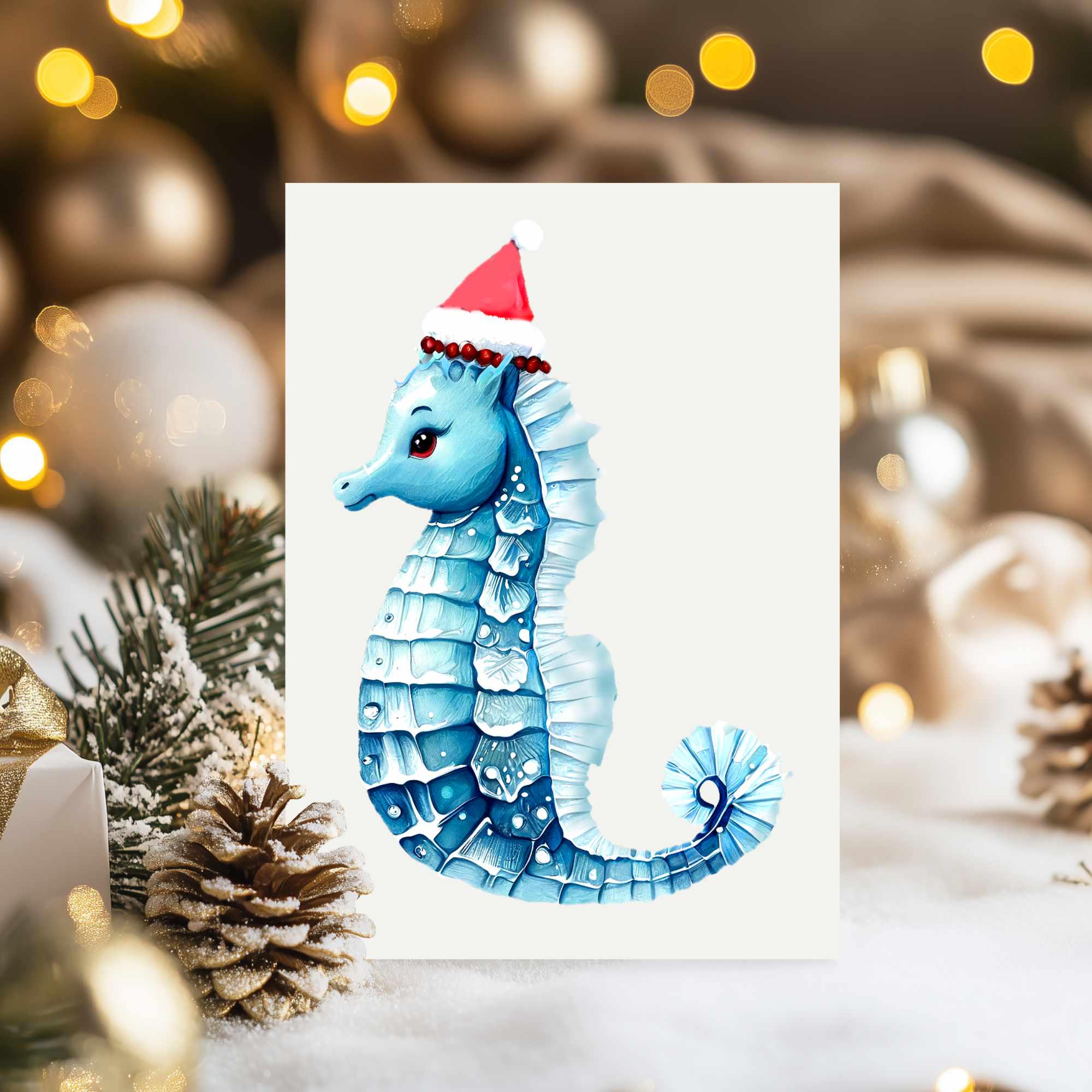 Frozen Christmas Animals Clipart Set – 12 Winter Blue PNG Illustrations ...