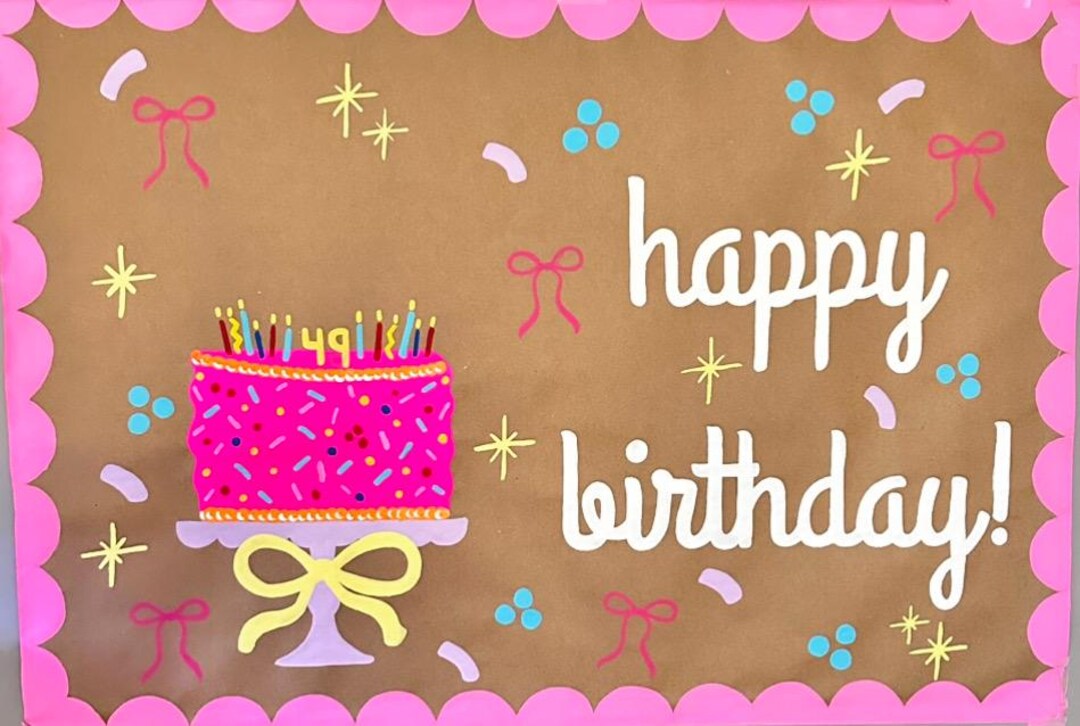 Custom Birthday Banner - Etsy UK