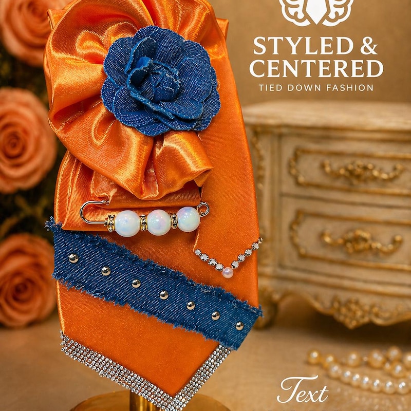 Women Embellished Necktie - Etsy