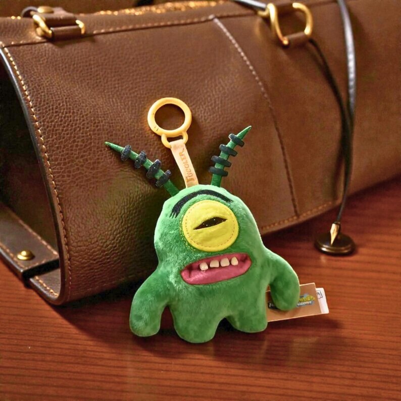 Gary the Snail Fuggler Keychain, Funny Weird Plush Bag Charm, Ugly Cute ...