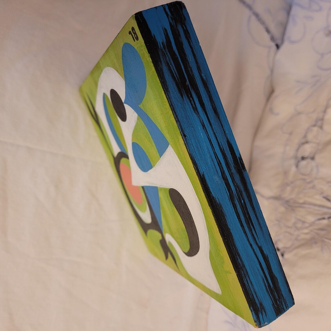 6" X 6" MOD Painting, Pop Art, Modern Art, Beatnik Art, by Ben Lyon ...