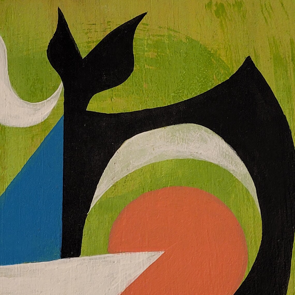 6" X 6" MOD Painting, Pop Art, Modern Art, Beatnik Art, by Ben Lyon ...