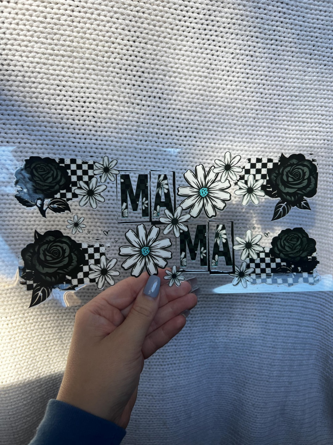 Mama Floral UV DTF Cup Wrap - Ready to Apply #126 - Etsy