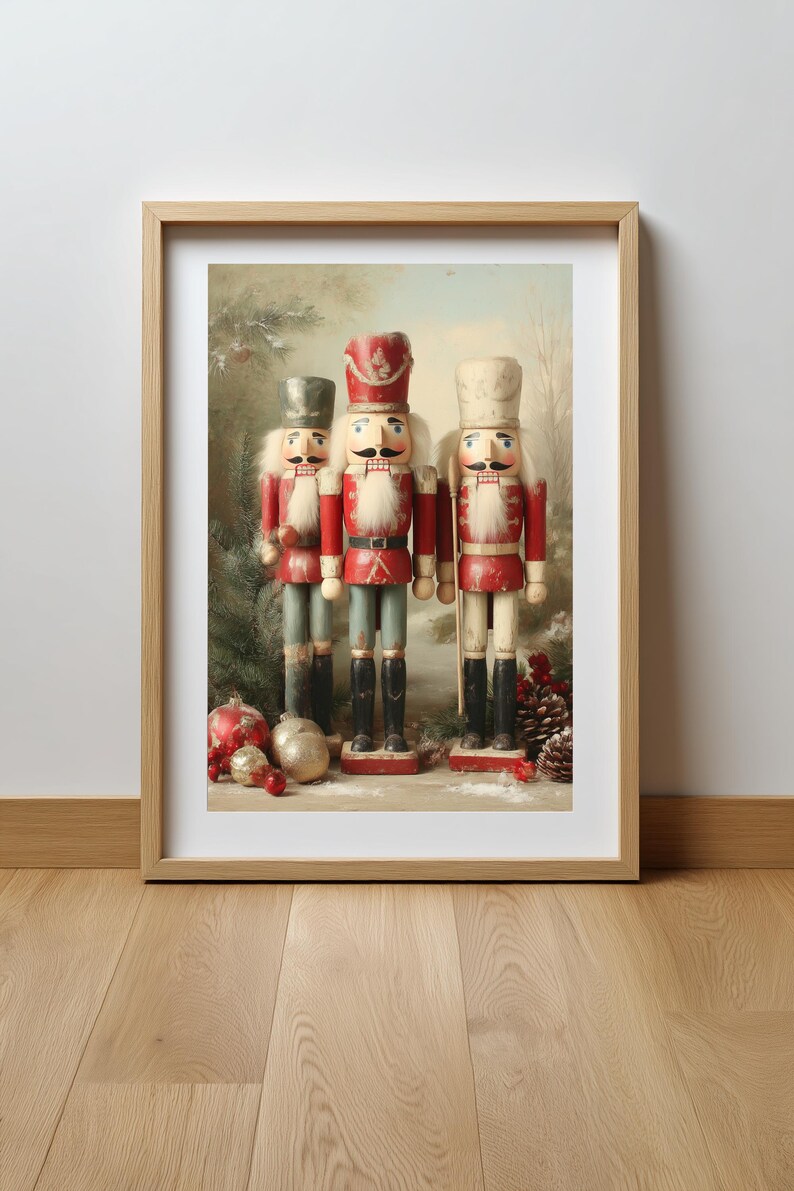 Vintage Nutcracker Print, Nutcracker Wall Art, Nutcracker Painting ...