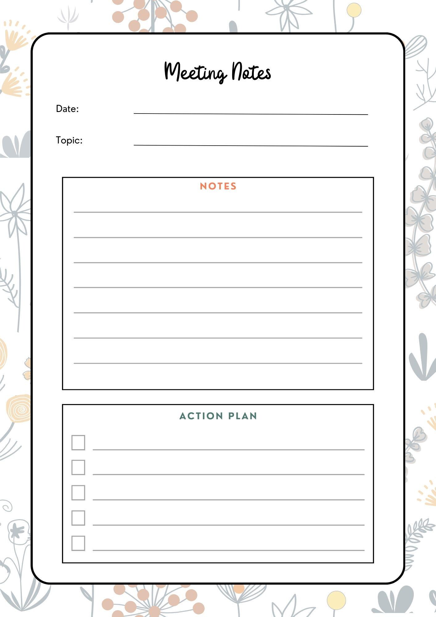 Teacher Planner Printable | Lesson Plan | Weekly & Monthly Planner ...