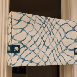 Custom Made to Order Box Pleat Valance Using Your Fabric - Etsy