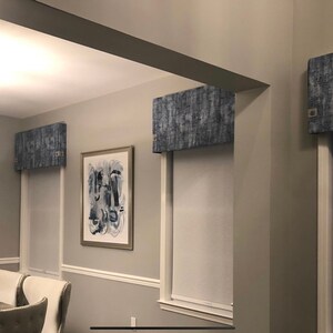 Custom Made to Order Box Pleat Valance Using Your Fabric - Etsy