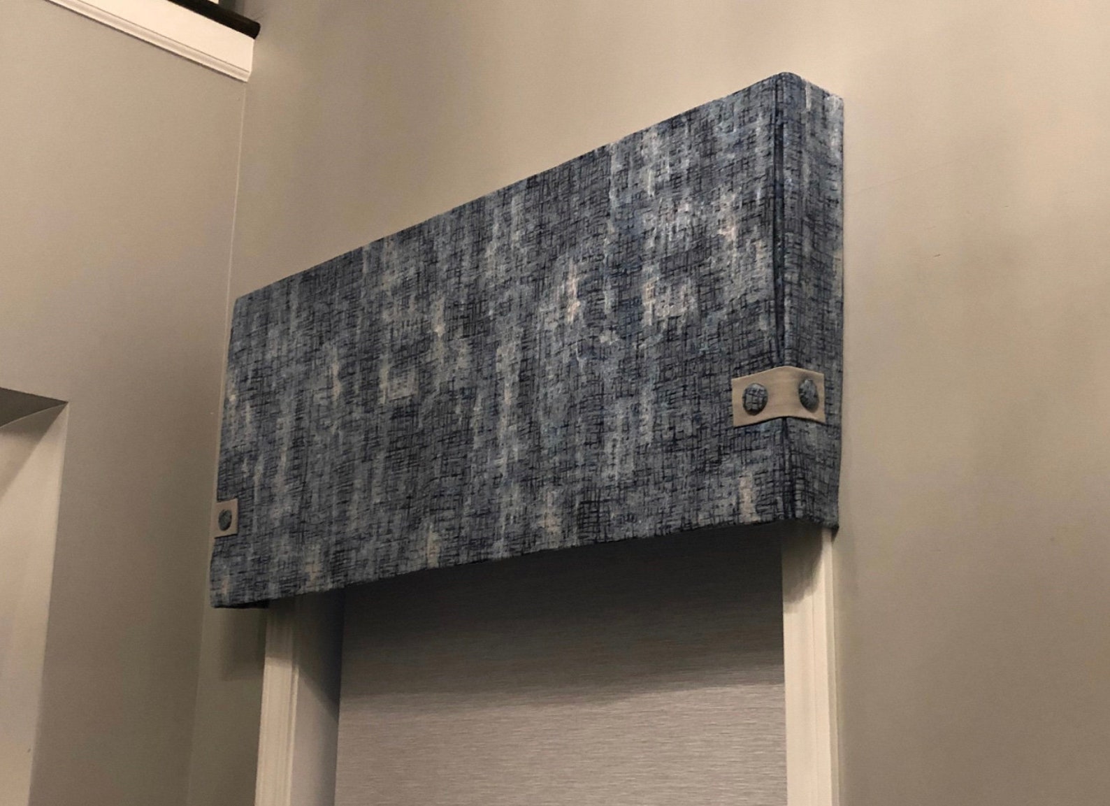 Custom Made to Order Box Pleat Valance Using Your Fabric - Etsy