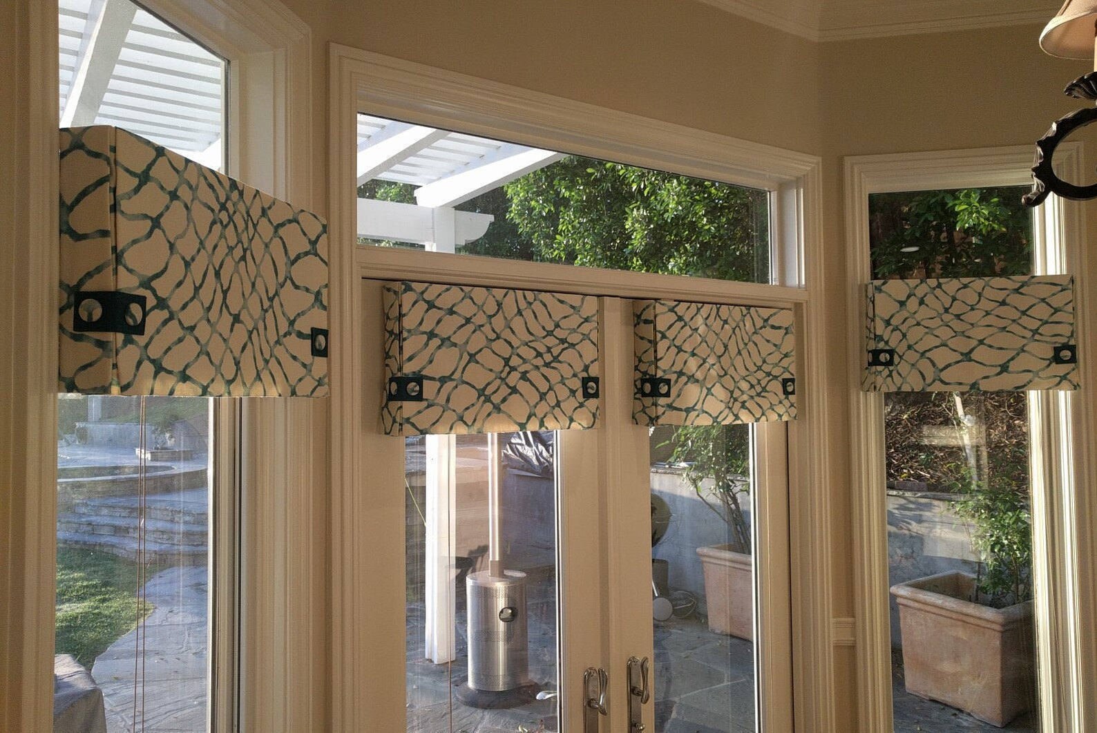 Custom Made to Order Box Pleat Valance Using Your Fabric - Etsy