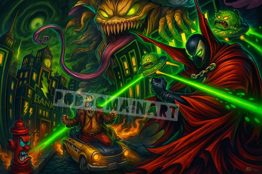 Spawn Digital Art, Wallpaper, Poster Download - Etsy