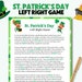 St. Patrick's Day Left Right Game, Kid's Right Left Gift Activity, Pass ...