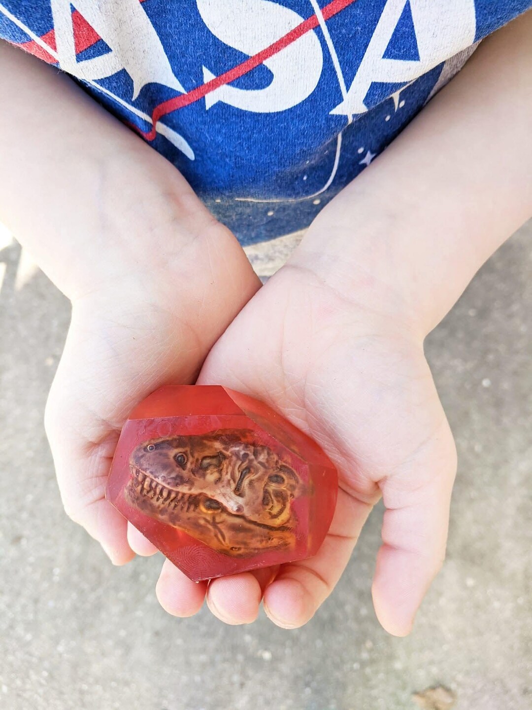 Dinosaur Sensory Soap for Kids • Amber Fossil Excavation Montessori ...