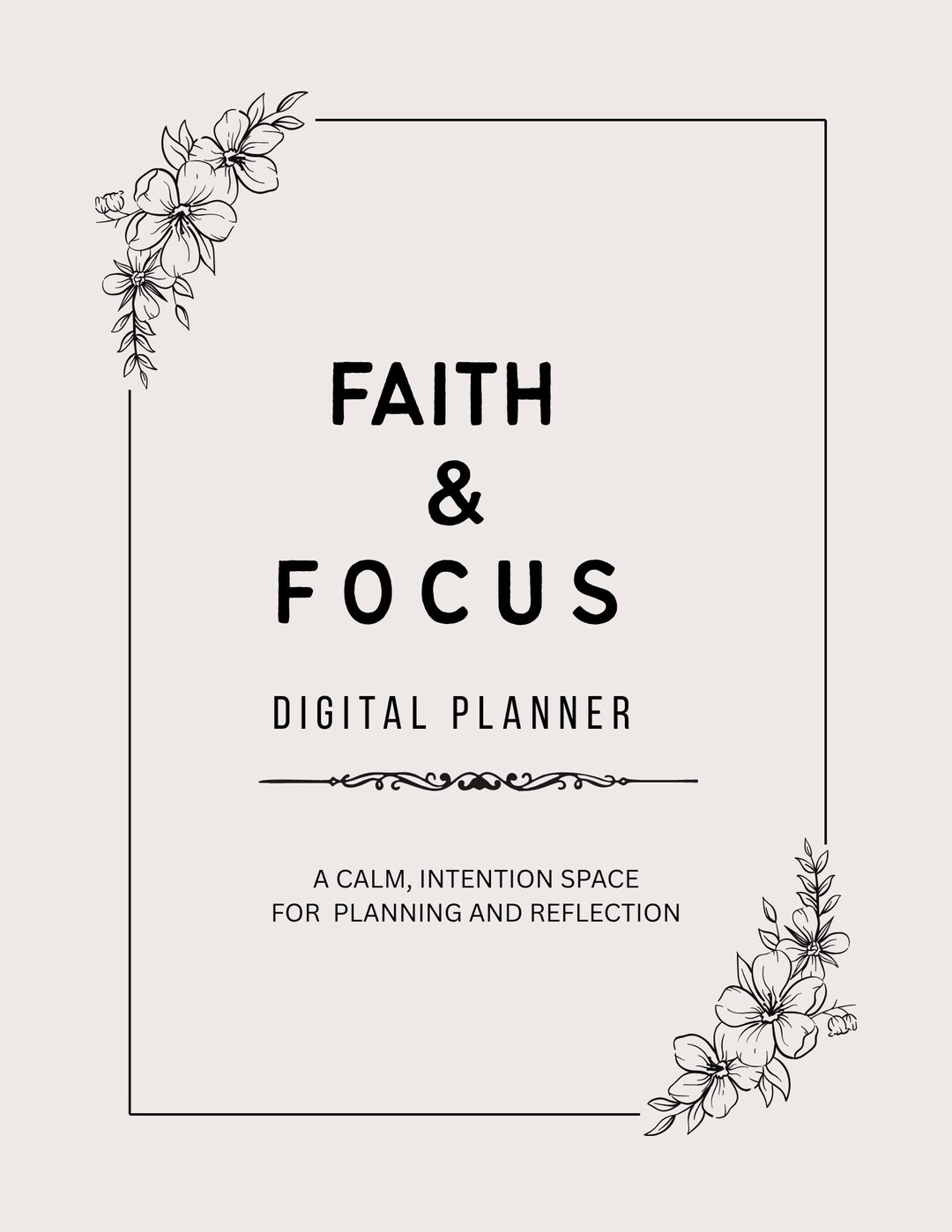 Faith-focus Christian Digital Planner for iPad | Daily Prayer ...