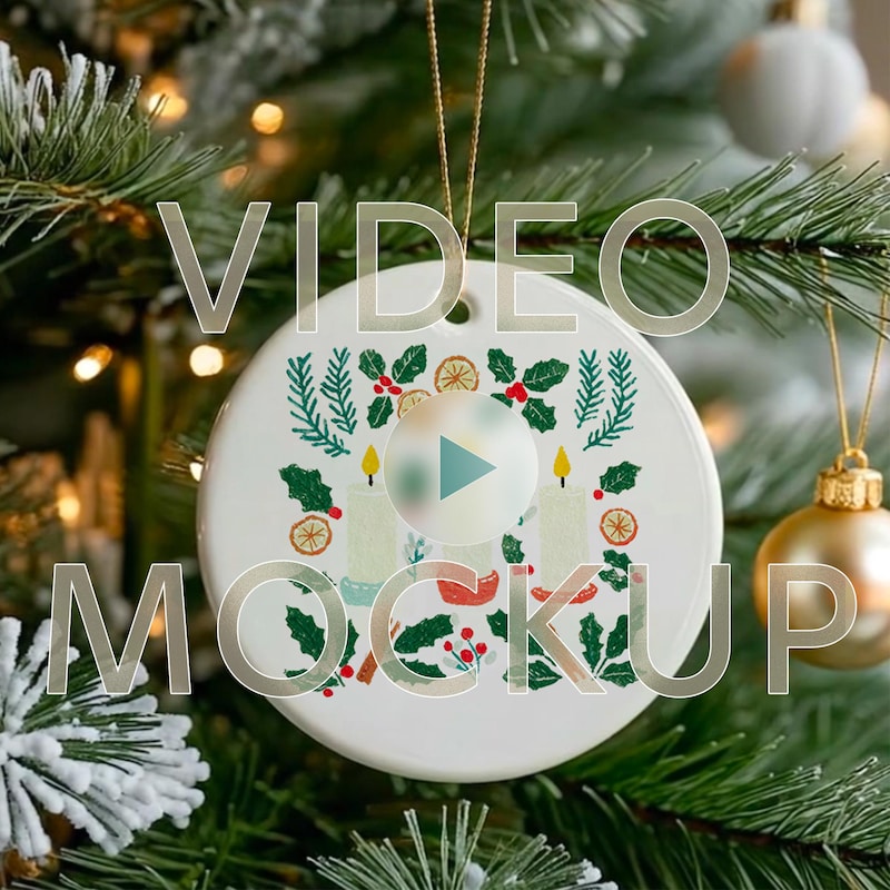 Animated Christmas Ornament - Etsy
