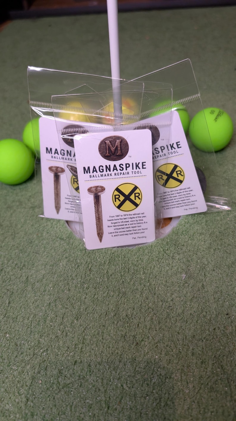 Magnaspike - One of a Kind Golf Ball Mark Repair Tool + 2 Ball Markers ...
